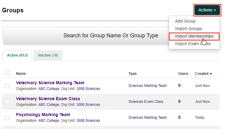 Groups and group types - Janison-Insights
