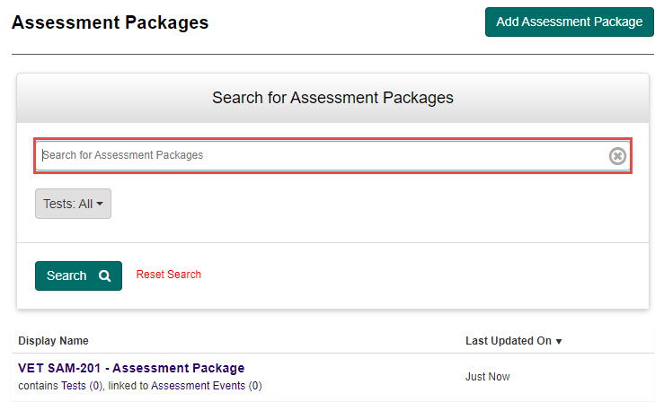 Assessment packages - Janison-Insights